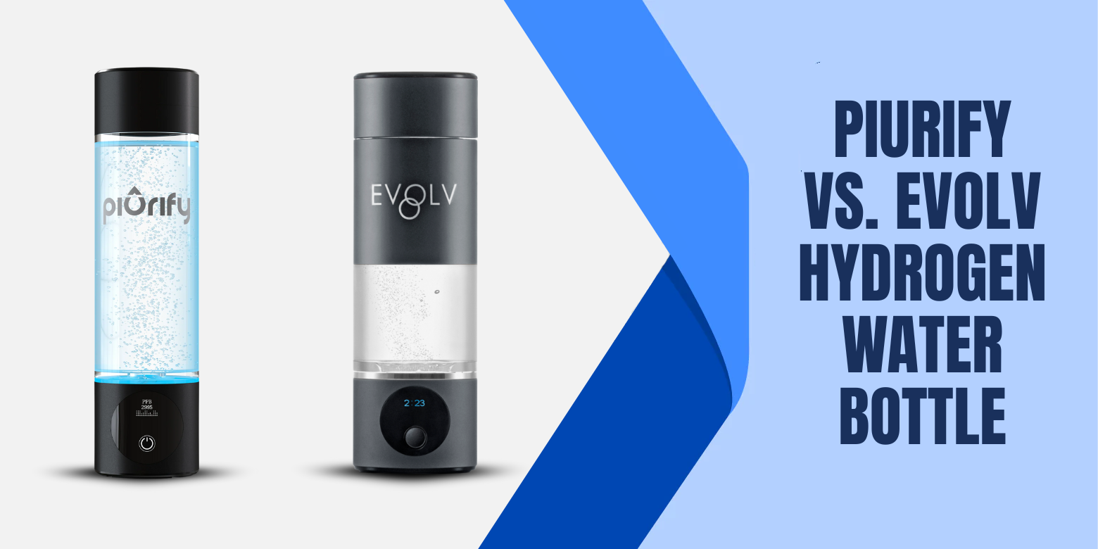 Purify vs. Evolv Hydrogen Water Bottle – EVOLV