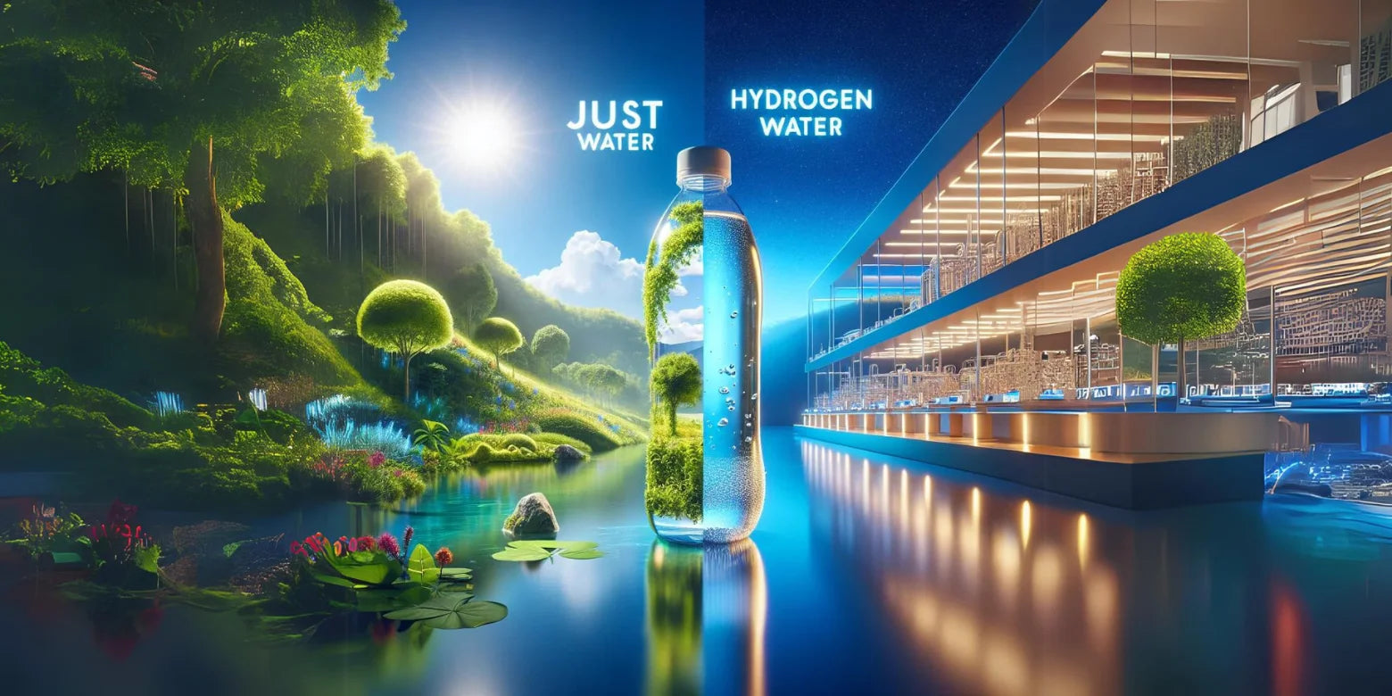 JUST Water vs Hydrogen Water – EVOLV